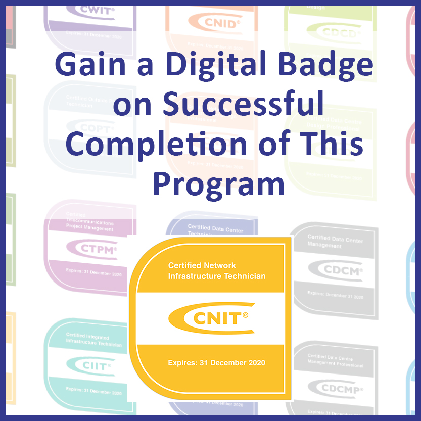 Digital Badge Square Button Cnit Cnet Training