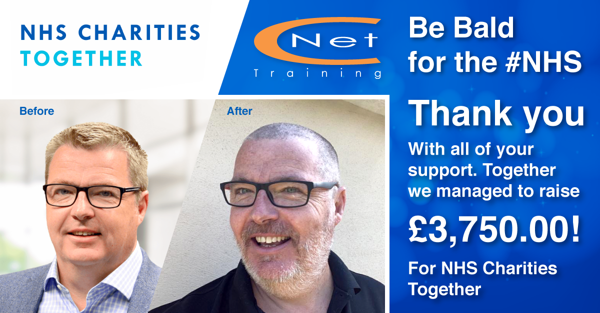 Be Bald For The #NHS – Mission Complete | CNet Training