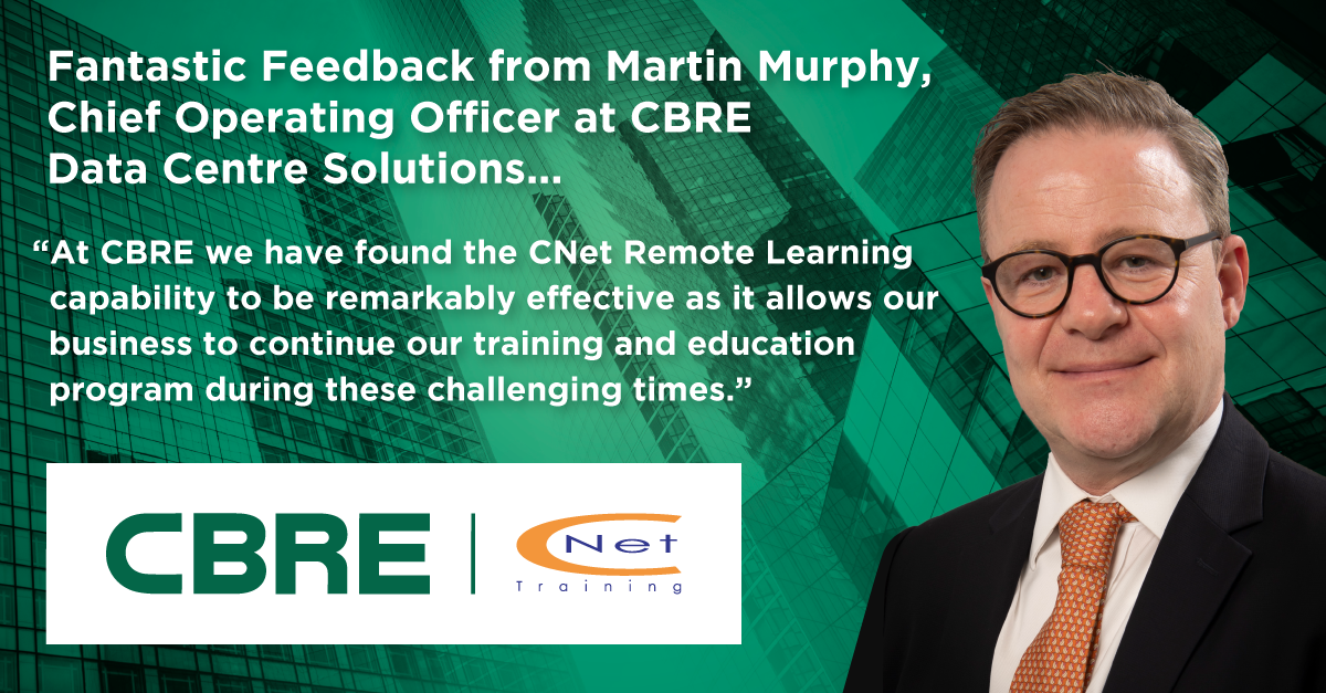 Feedback From Martin Murphy, Chief Operating Officer at CBRE Data ...