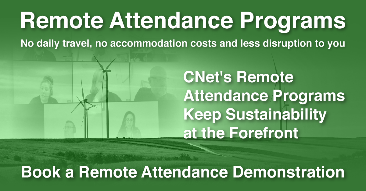 Remote Attendance Programs Keep Sustainability at the Forefront | CNet ...