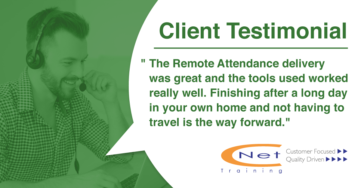 Customers Are Enjoying the CNet Remote Attendance Learning Experience ...