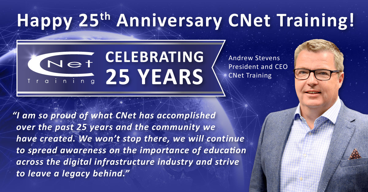 Happy 25th Anniversary CNet Training! | CNet Training