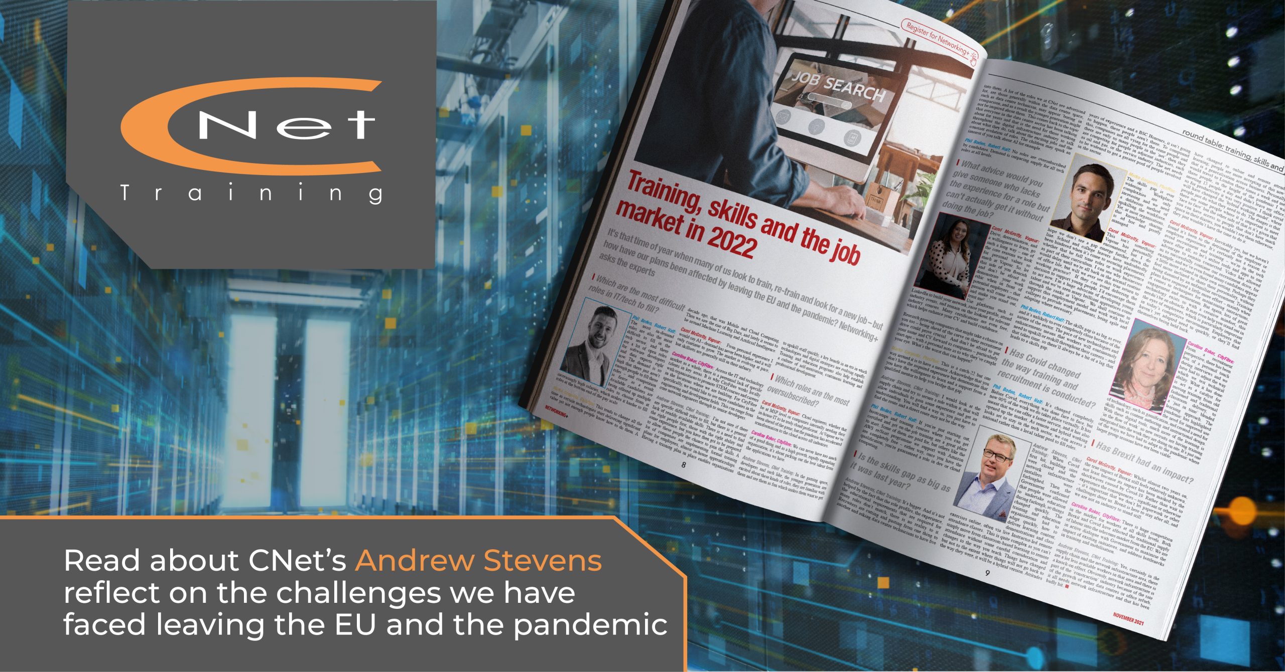 CNet Training CEO & President Andrew Stevens pinpoints the challenges ...
