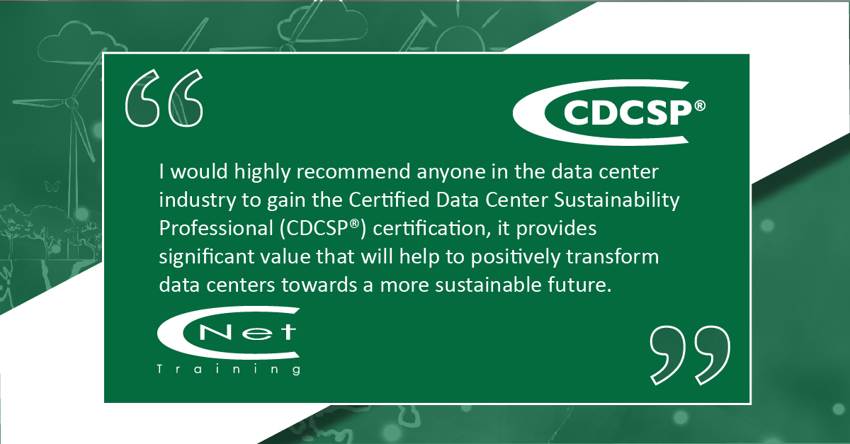 Certified Data Center Sustainability Professional (CDCSP®) program ...