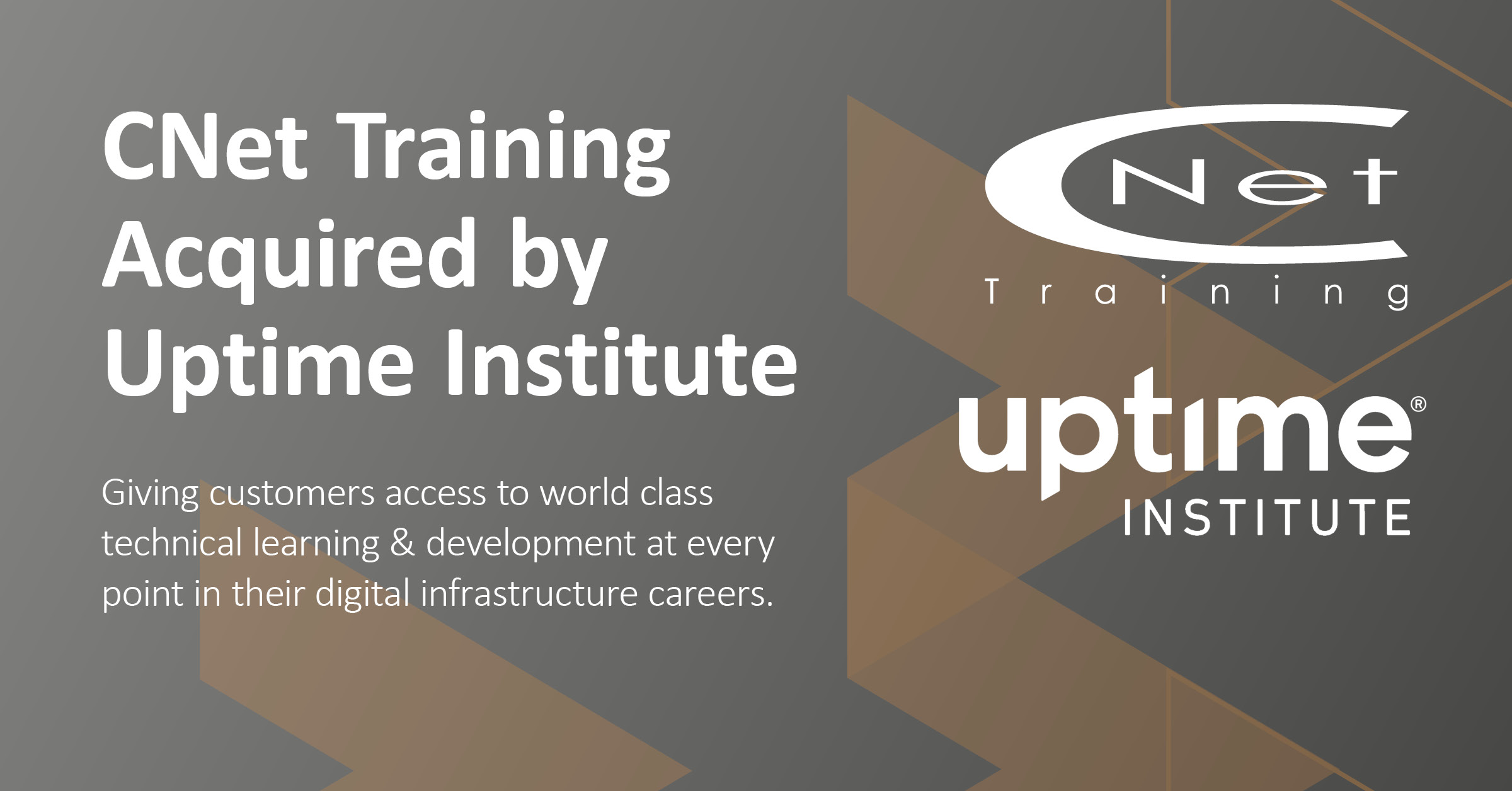 Uptime Institute Completes Acquisition of CNet Training | CNet Training
