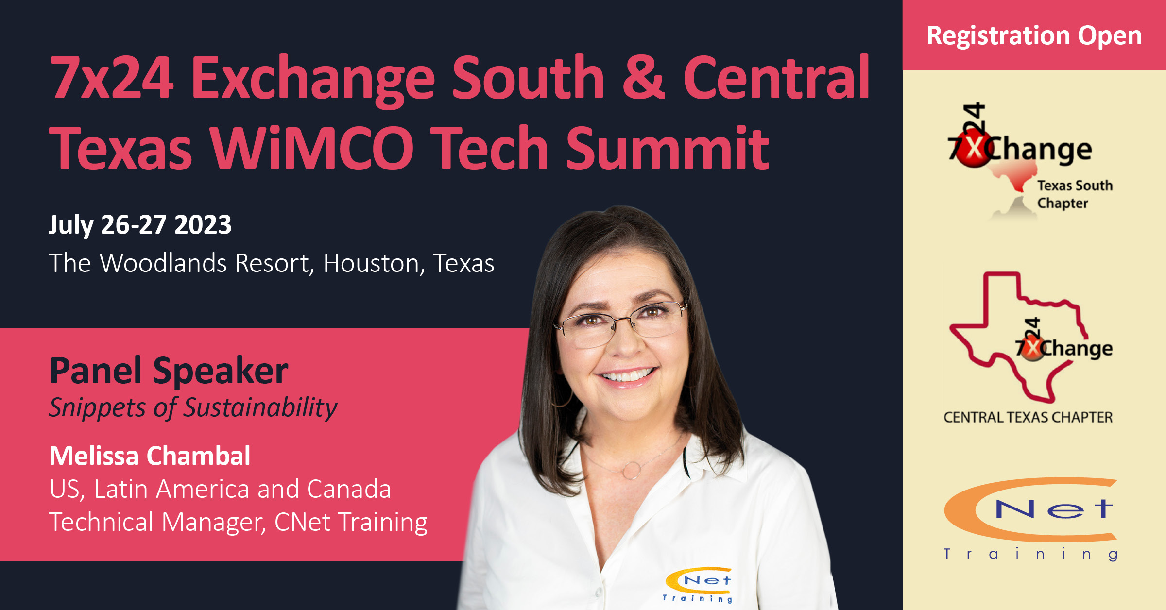 Sustainability Panel featuring CNet’s Melissa Chambal at 7×24 Summit | CNet Training