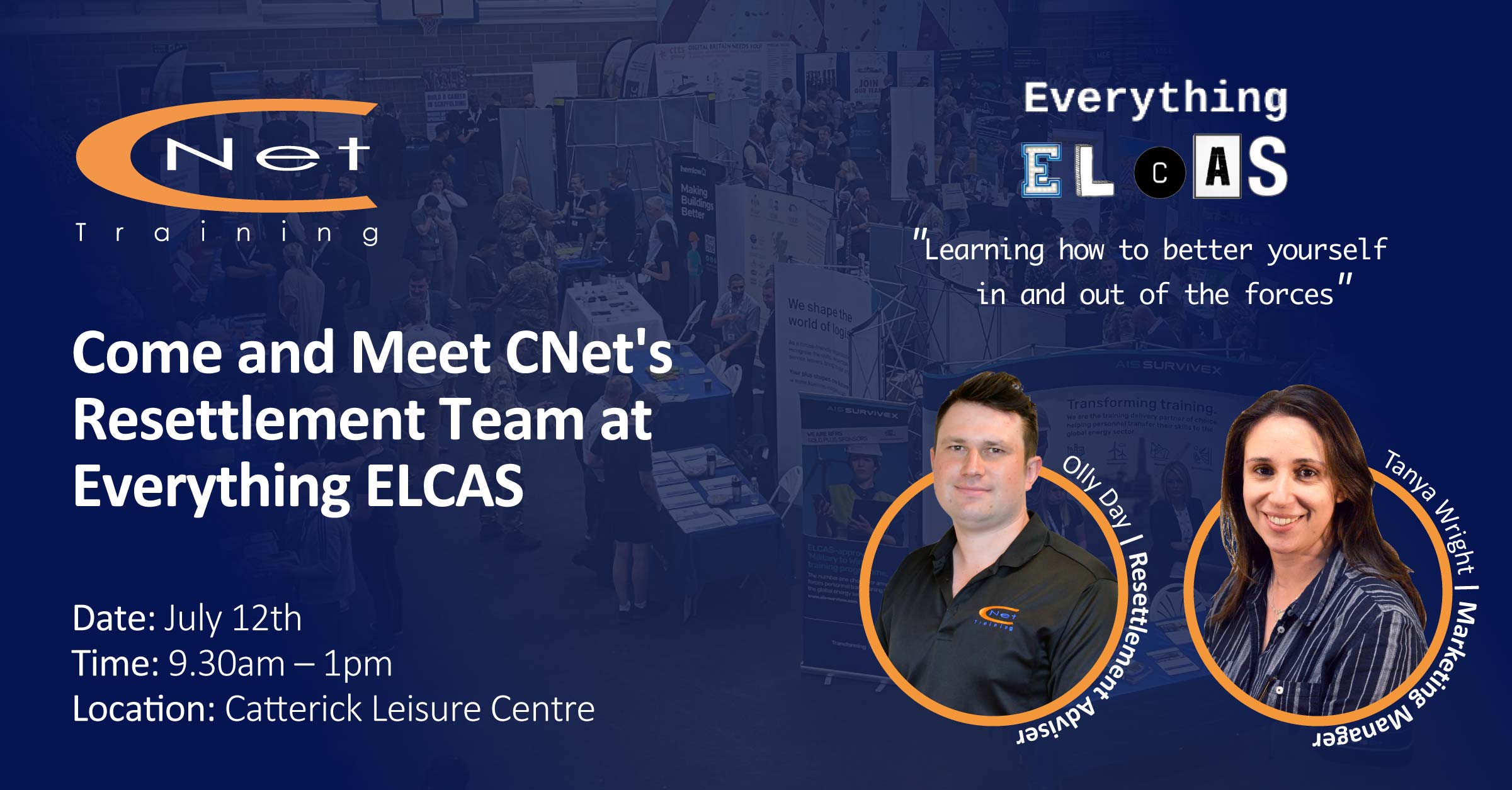 Come and Meet CNet’s Resettlement Team at Everything ELCAS | CNet Training