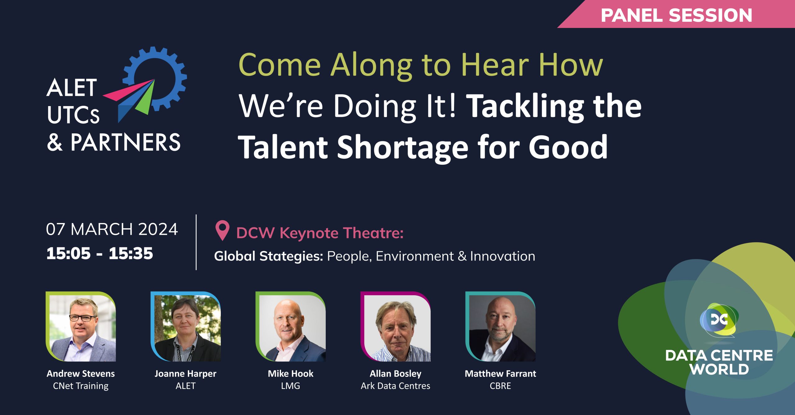 ALET UTCs & Partners DCW Panel Session: Tackling the Talent Shortage ...
