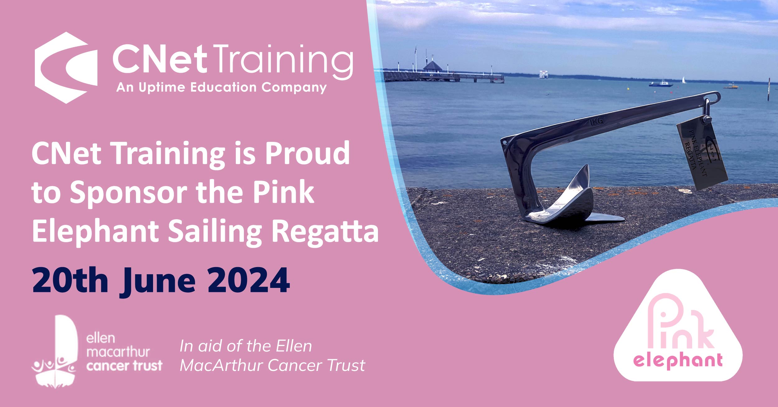 CNet is Heading Back Out on the Water for the Pink Elephant Sailing Regatta 2024 | CNet Training