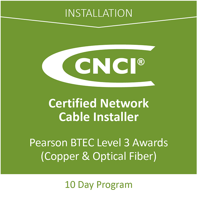 Certified Network Cable Installer (CNCI®) | CNet Training (US)