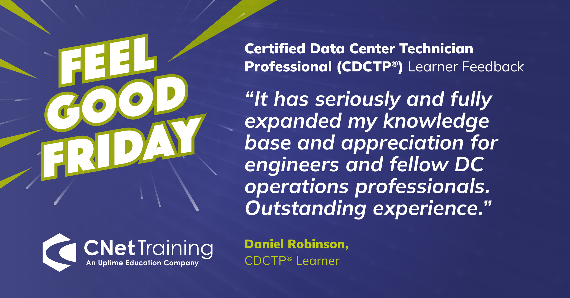 Feel Good Friday with Some Fantastic CDCTP® Learner Feedback | CNet ...