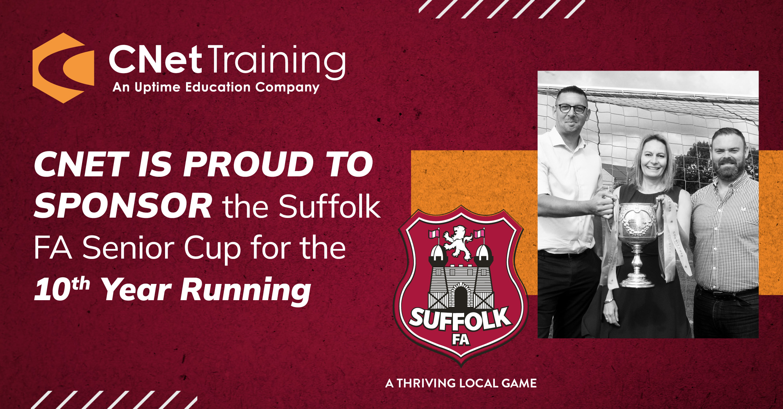 CNet is Proud to Sponsor the Suffolk FA Senior Cup | CNet Training